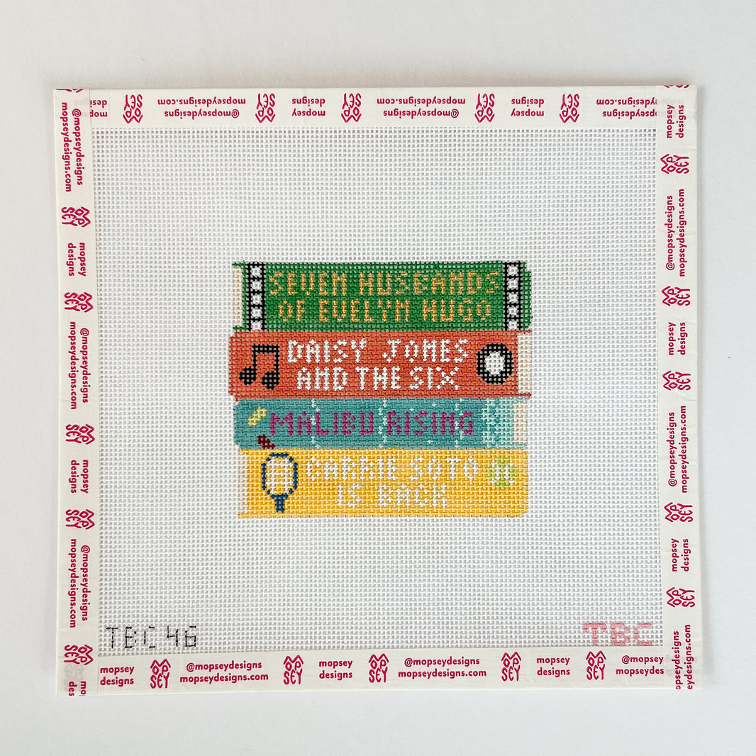 The Book Canvas – Mopsey Designs Needlepoint