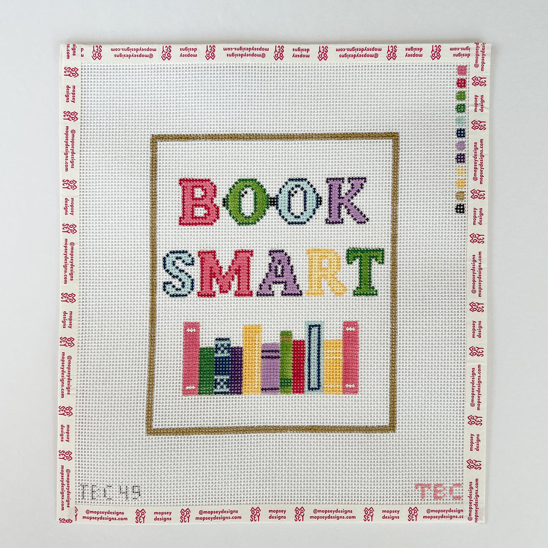 The Book Canvas – Mopsey Designs Needlepoint