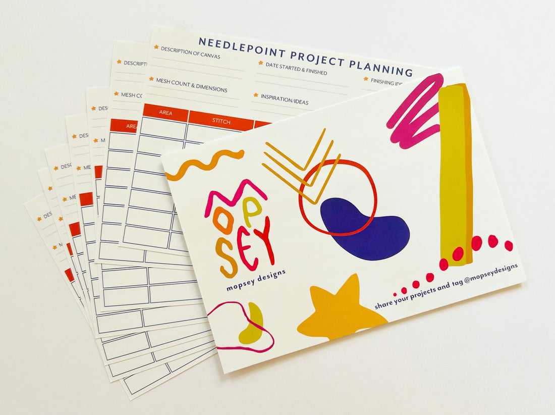 Project Planning Cards – Mopsey Designs Needlepoint